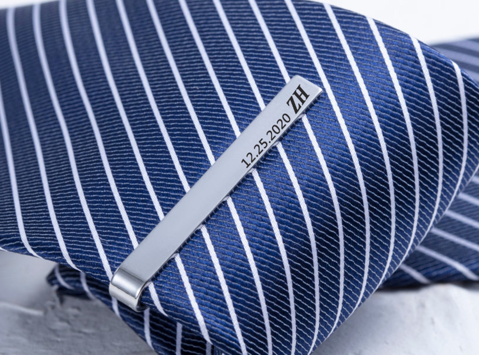 Personalized Tie Clips Custom Tie Clips Name Tie | Etsy