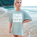 Comfort Colors C1717 Bay Shirt Mockup | Bay Tshirt | Oversized Mockup ...