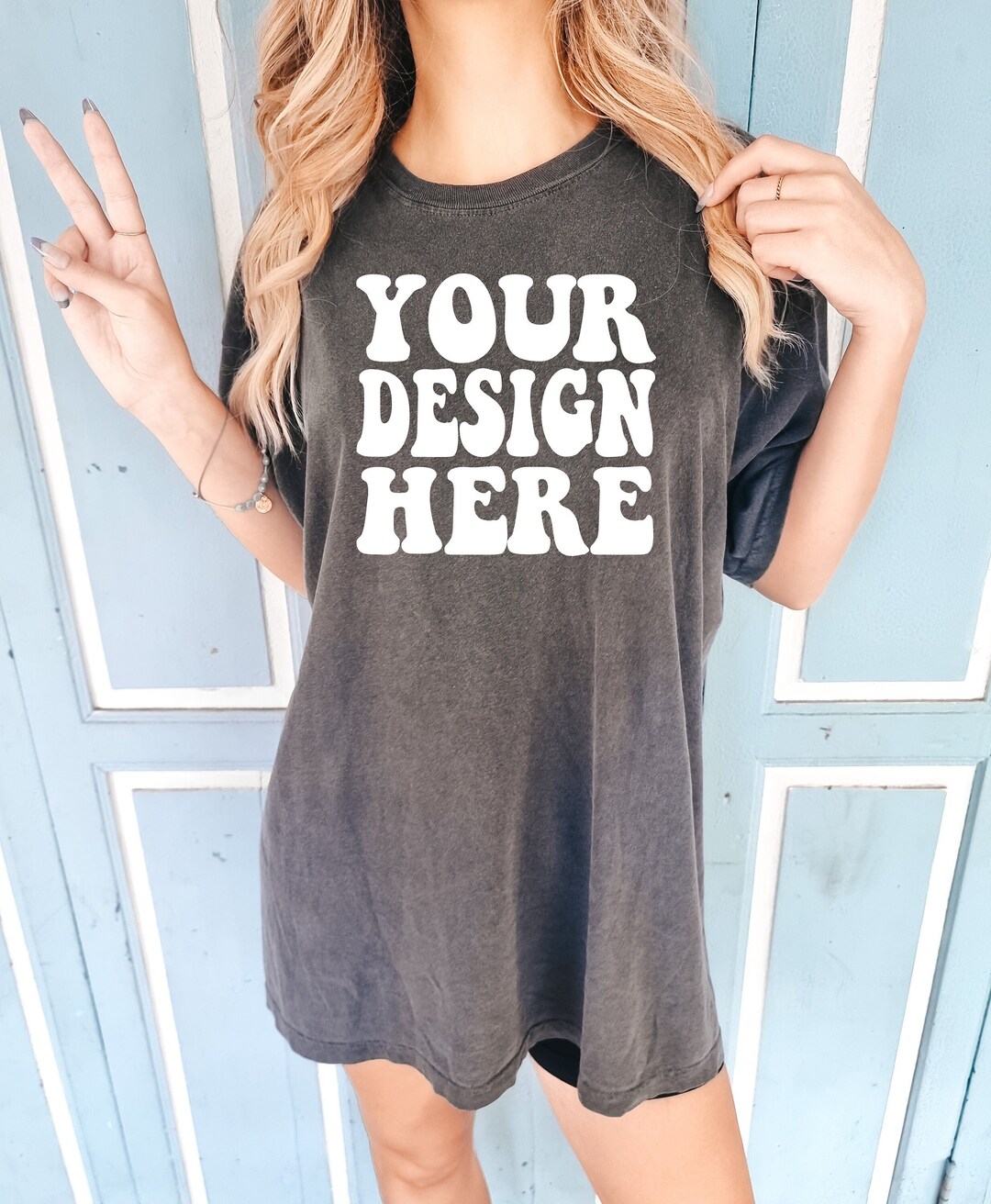 Comfort Colors C1717 Pepper Shirt Mockup | Pepper Tshirt | Oversized ...