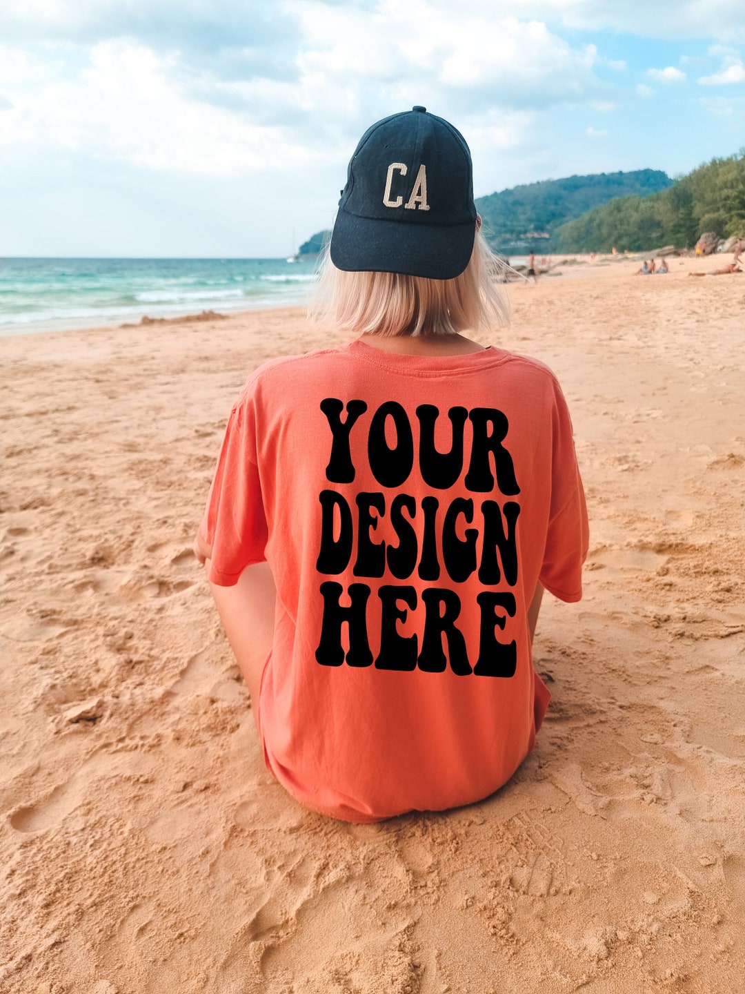 Comfort Colors C1717 Terracotta Shirt Mockup | Terracotta Tshirt ...