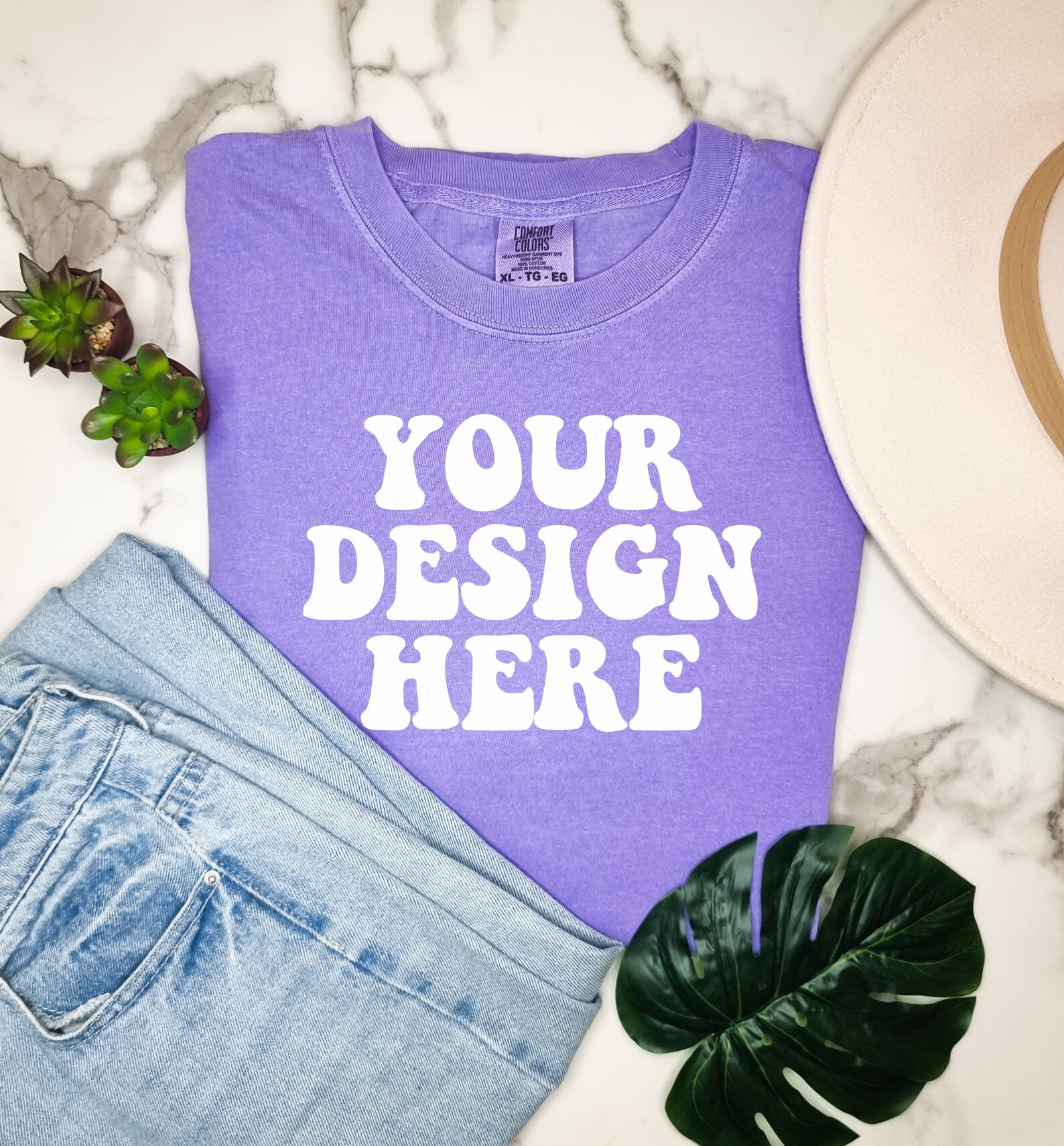 Comfort Colors C1717 Violet Shirt Mockup Violet Tshirt - Etsy