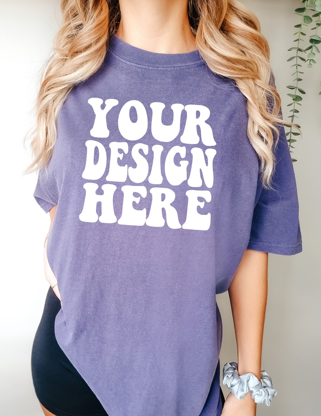 Comfort Colors C1717 Grape Shirt Mockup CC Grape Tshirt Oversized ...