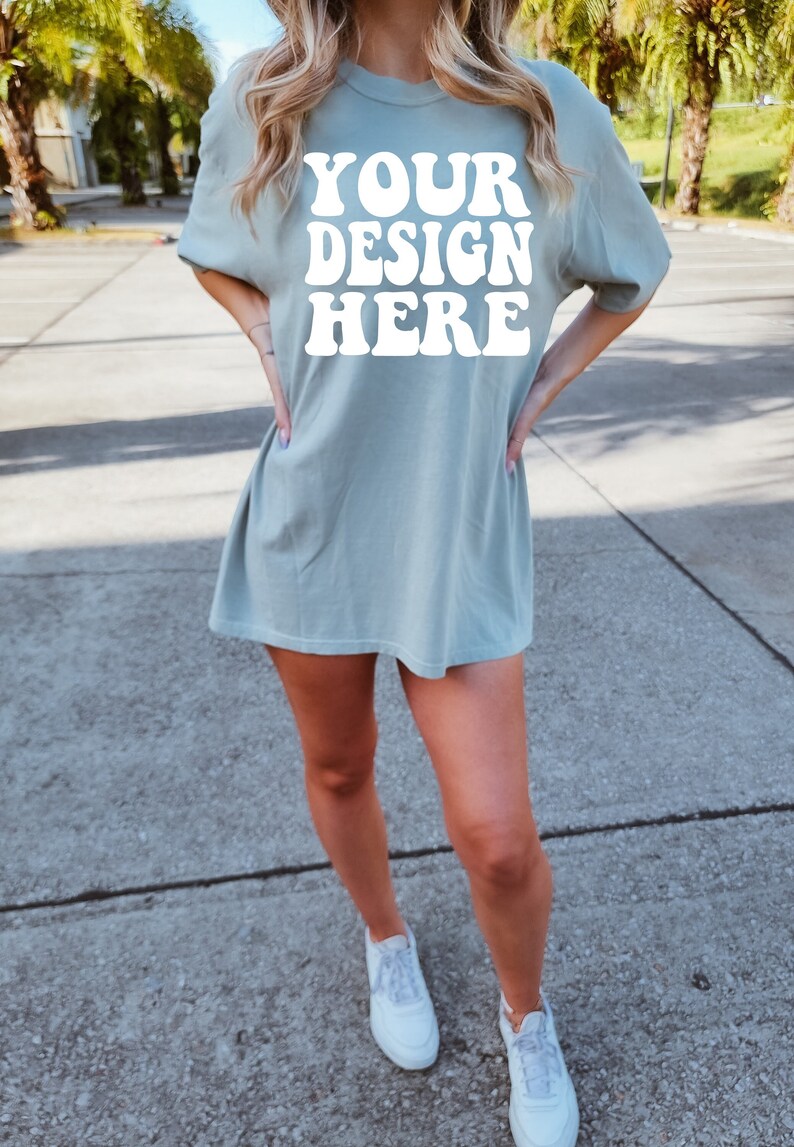 Comfort Colors C1717 Bay Shirt Mockup Bay Tshirt Oversized - Etsy