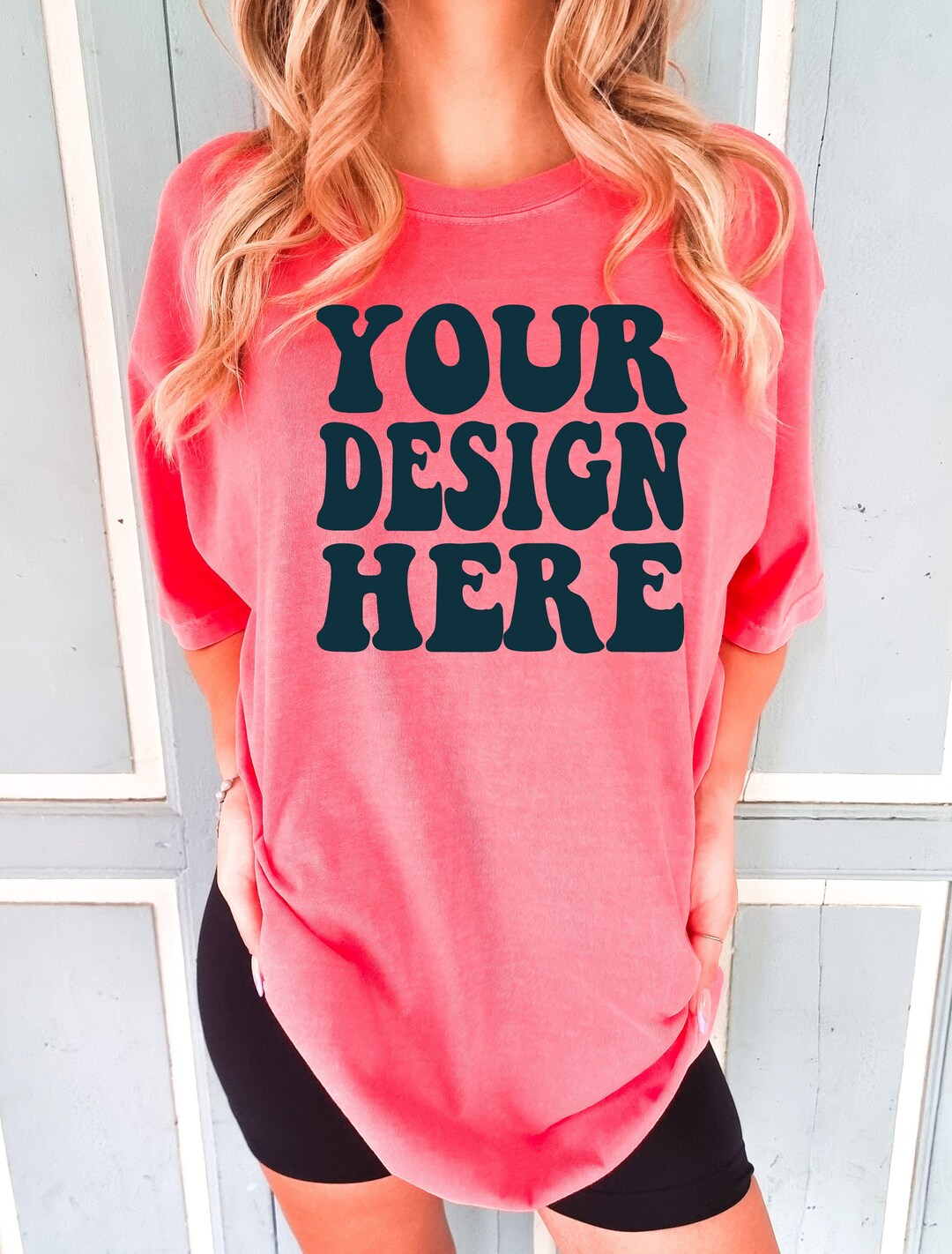 Comfort Colors C1717 Watermelon Shirt Mockup | Watermelon Tshirt ...