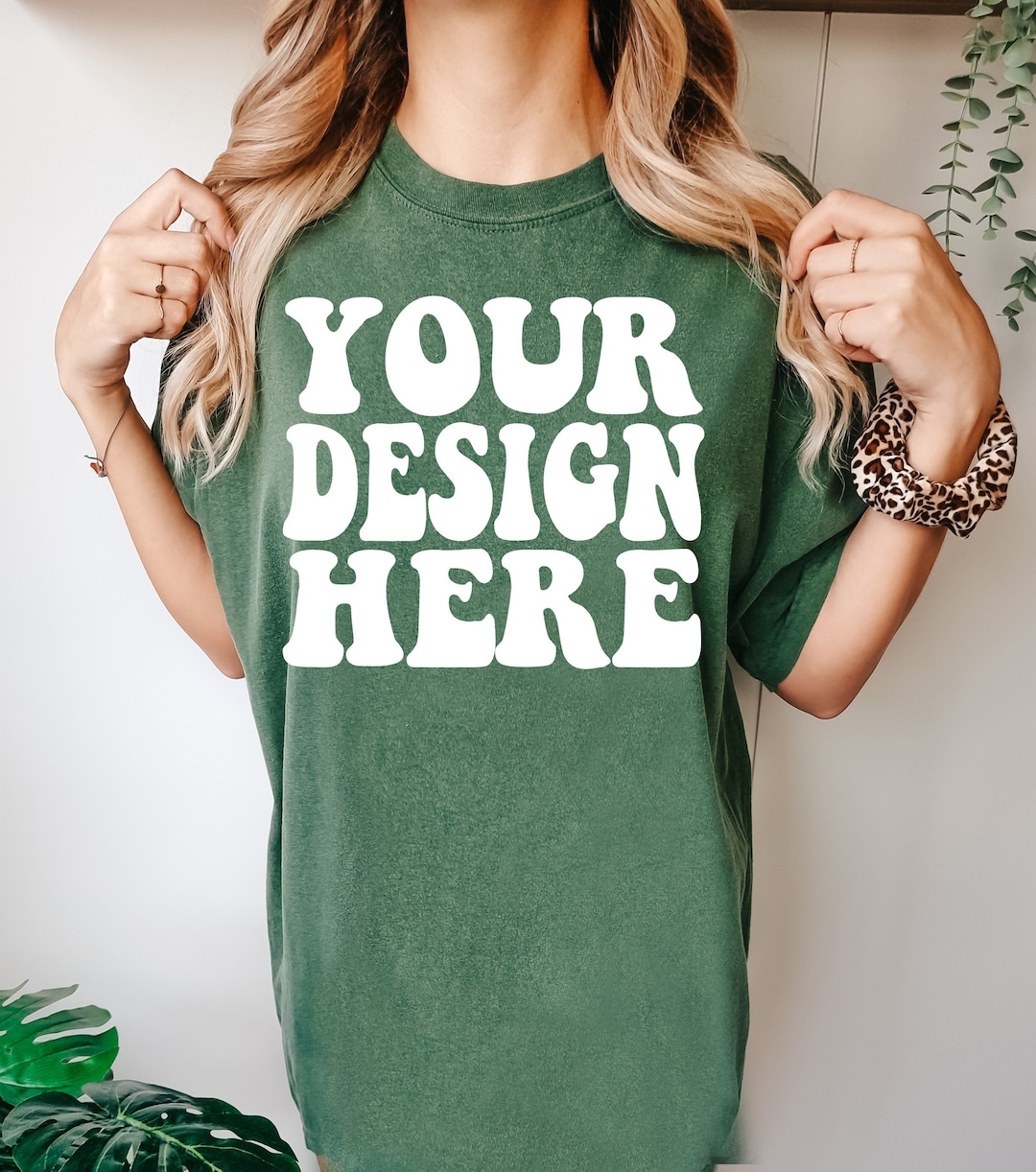 Comfort Colors C1717 Hemp Shirt Mockup | CC Hemp Tshirt | Oversized ...