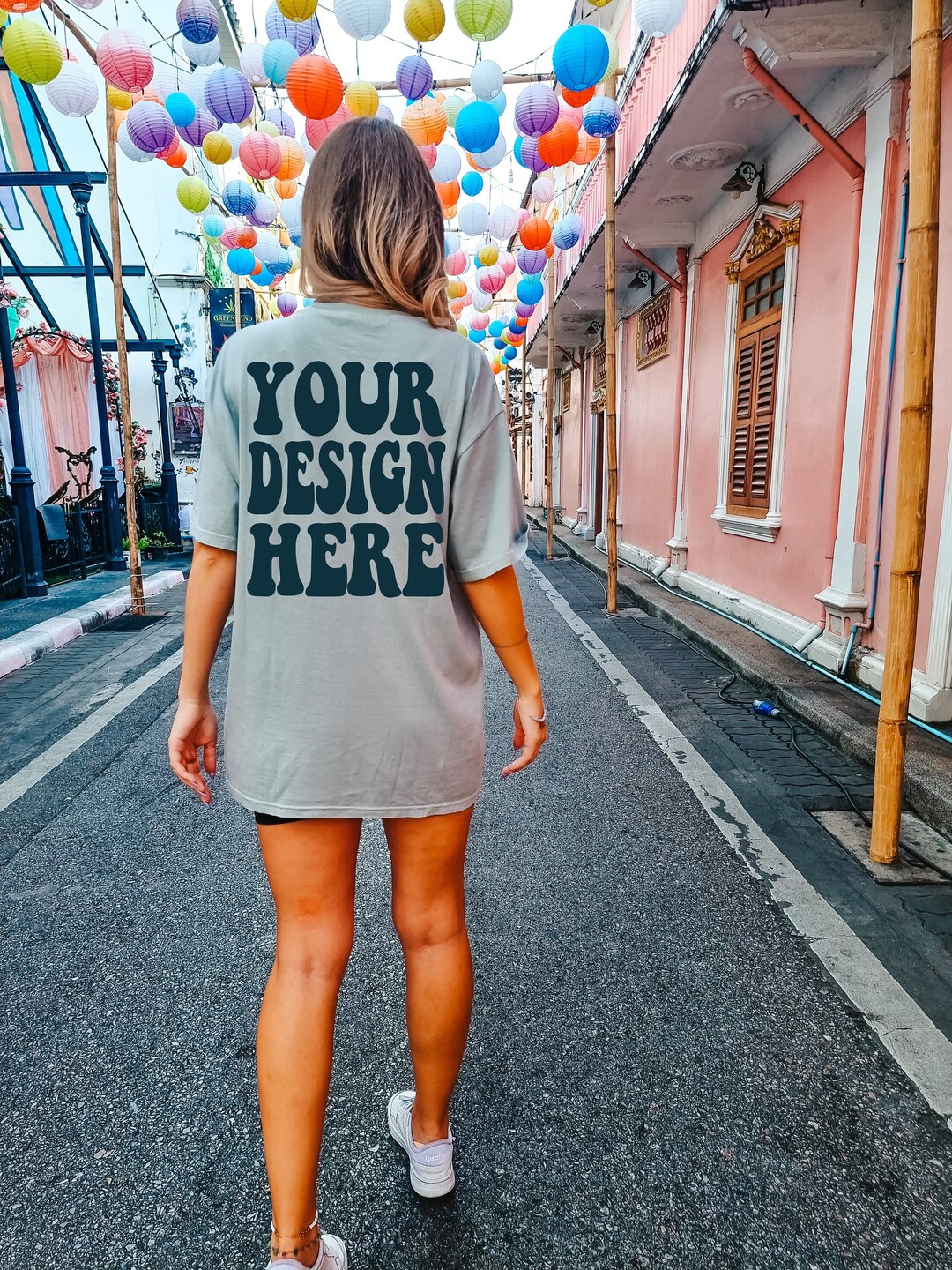 Comfort Colors C1717 Bay Shirt Mockup | Bay Tshirt | Oversized Mockup ...