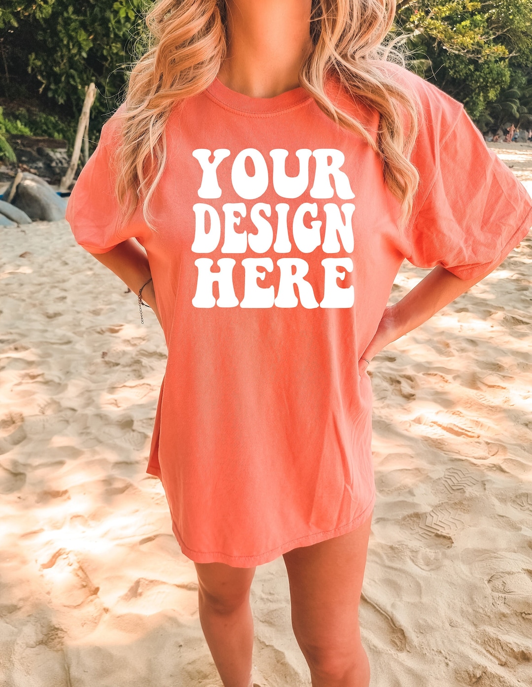 Comfort Colors C1717 Terracotta Shirt Mockup Terracotta Tshirt ...