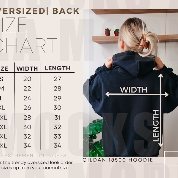 Gildan Sizing Chart Hoodie - Etsy