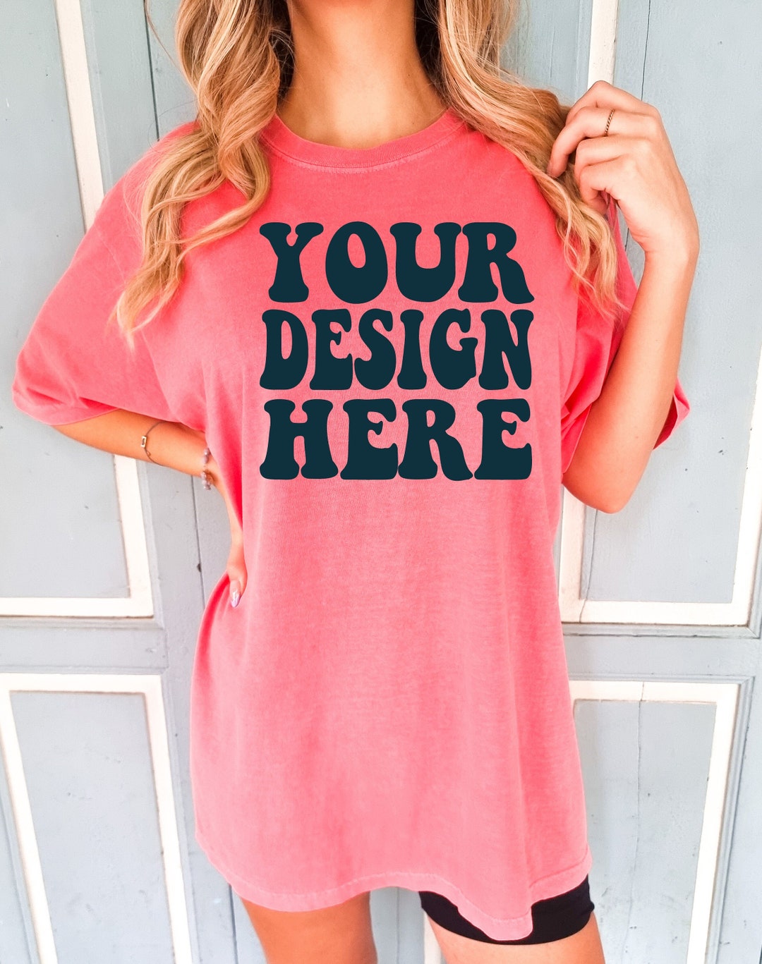 Comfort Colors C1717 Watermelon Shirt Mockup | Watermelon Tshirt ...