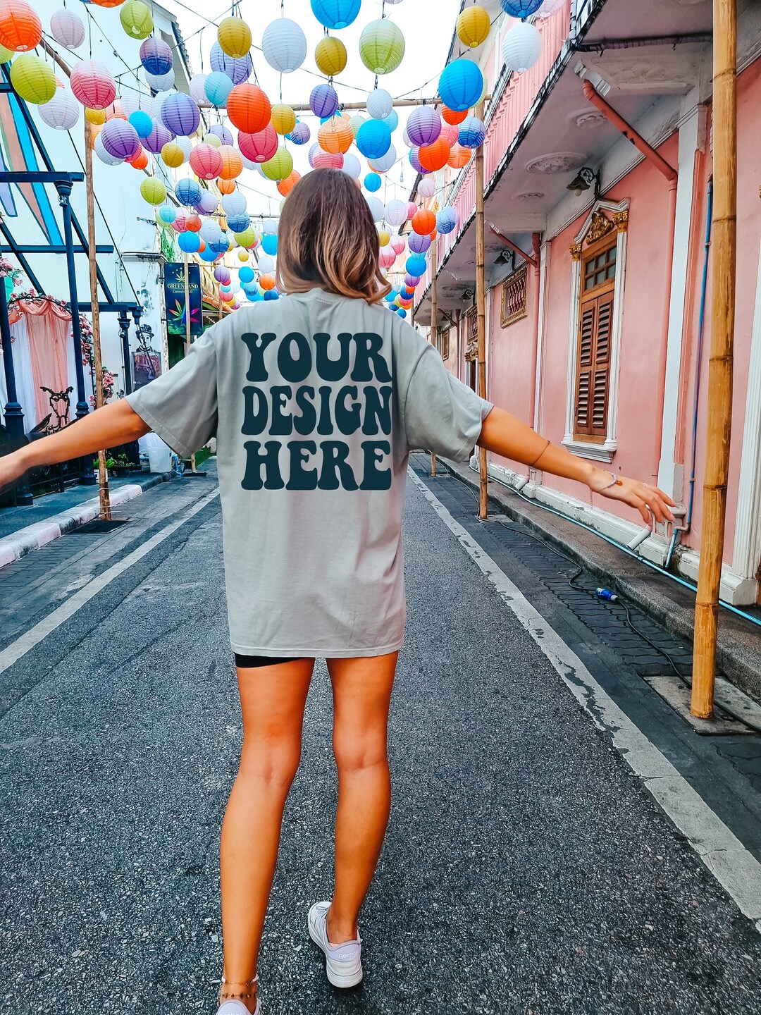 Comfort Colors C1717 Bay Shirt Mockup | Bay Tshirt | Oversized Mockup ...