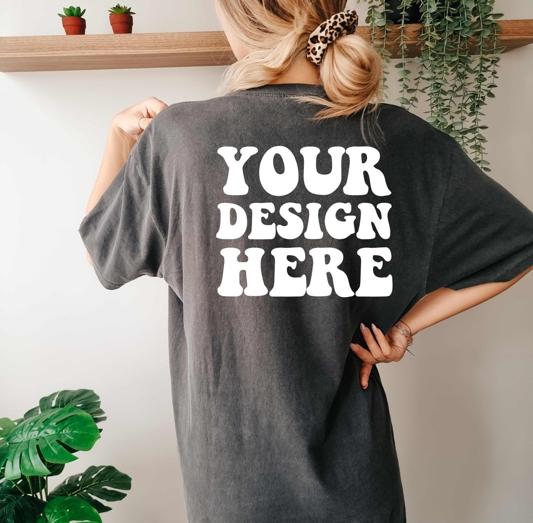 Comfort Colors C1717 Pepper Shirt Mockup | Pepper Tshirt | Oversized ...