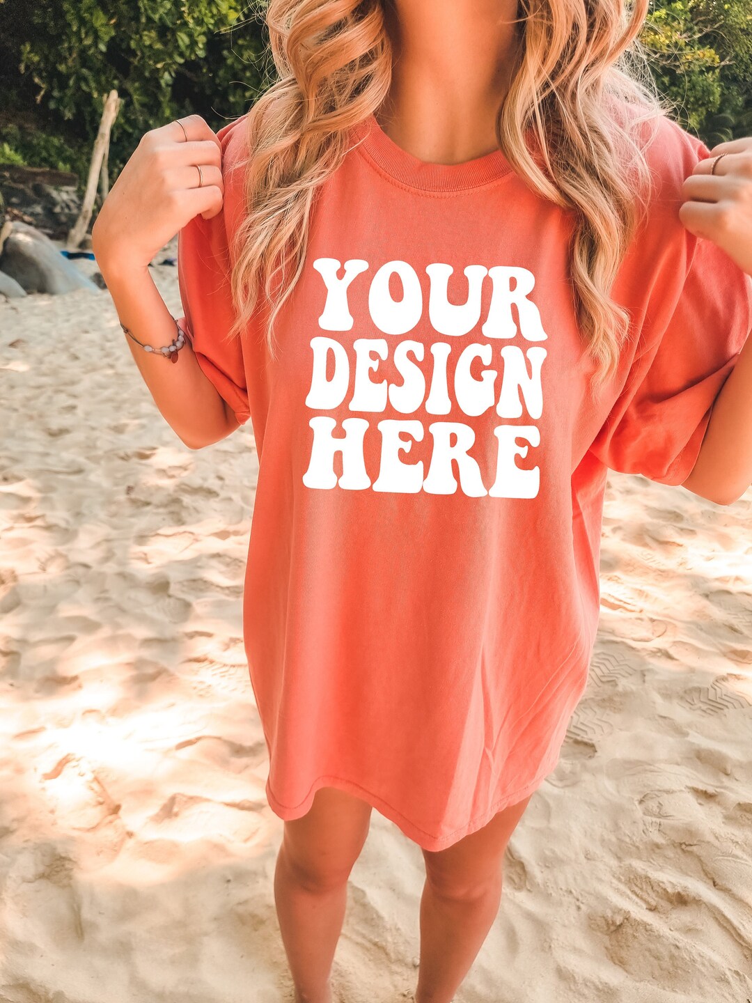 Comfort Colors C1717 Terrakotta Shirt Mockup | Terrakotta Tshirt ...