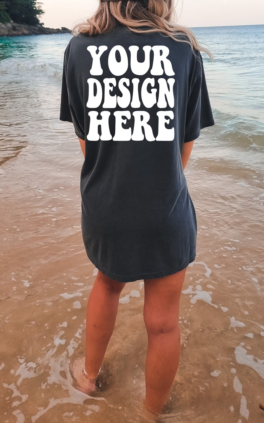 Comfort Colors C1717 Pepper Shirt Mockup | Pepper Tshirt | Oversized ...