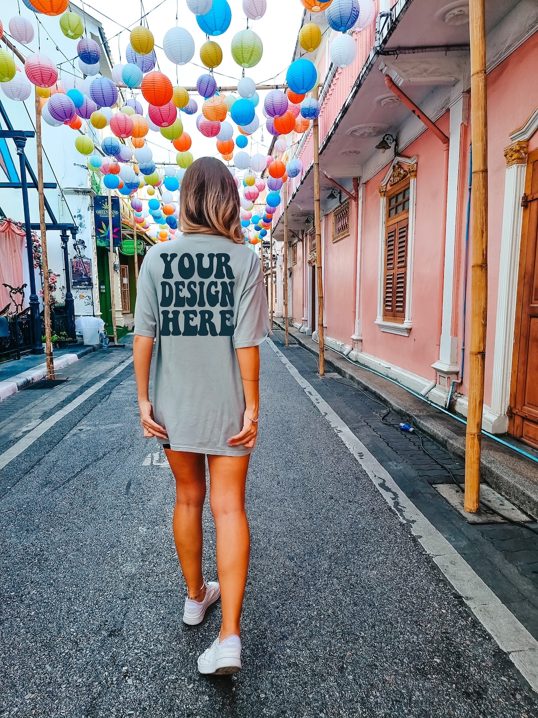 Comfort Colors C1717 Bay Shirt Mockup | Bay Tshirt | Oversized Mockup ...