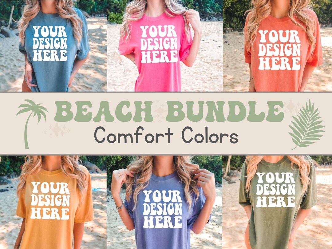 Comfort Colors C1717 Shirt Mockup Bundle CC Group Tshirt Model Mockup ...