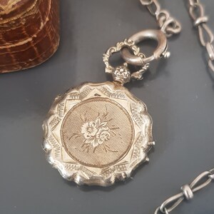 Antique French Silver Vermeil Xixth Century French Victorian Locket ...