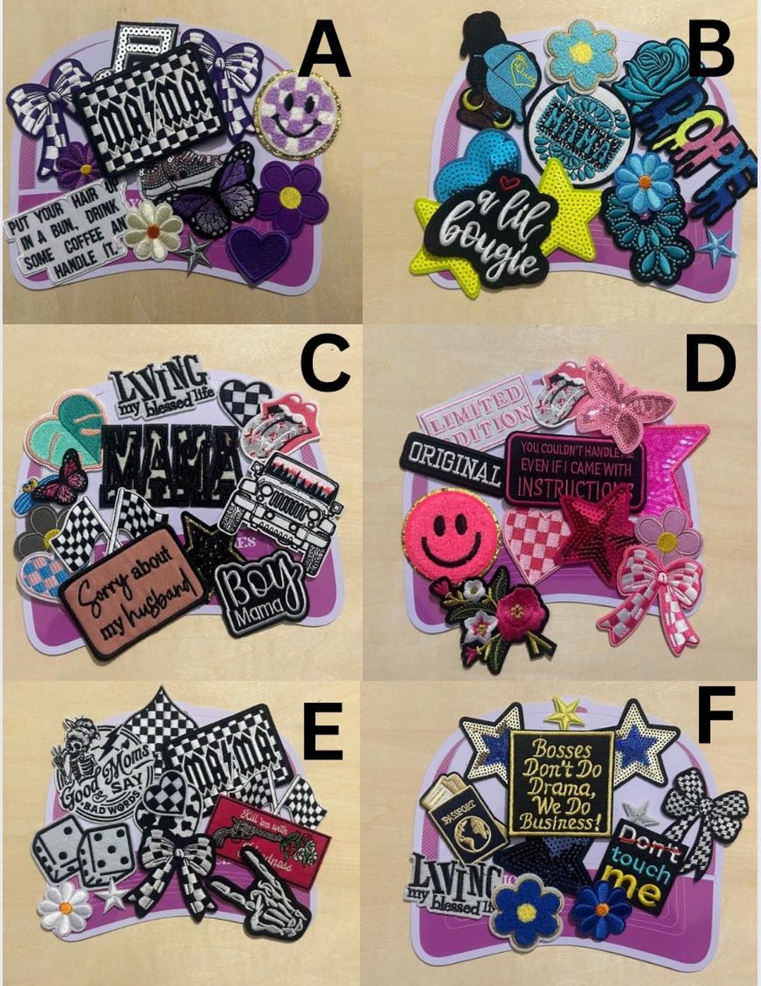 Patch Bundle, Iron on Patches, Trucker Hat Patches, Bulk Patches, Sale ...