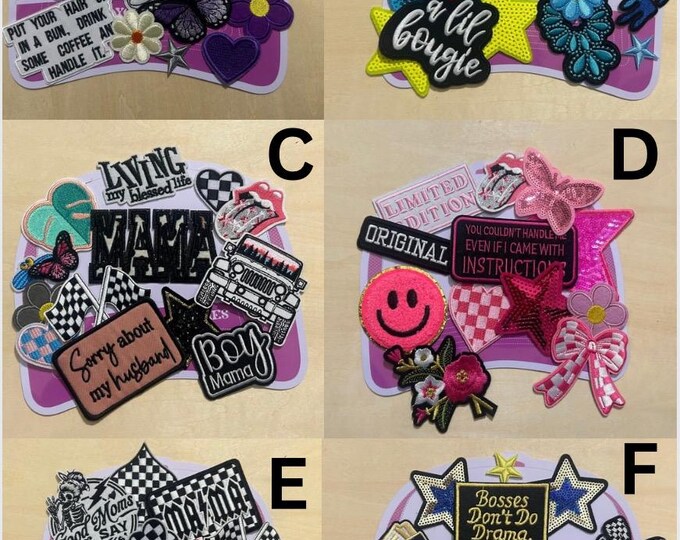 Patch Bundle, Iron on Patches, Trucker Hat Patches, Bulk Patches, Sale ...