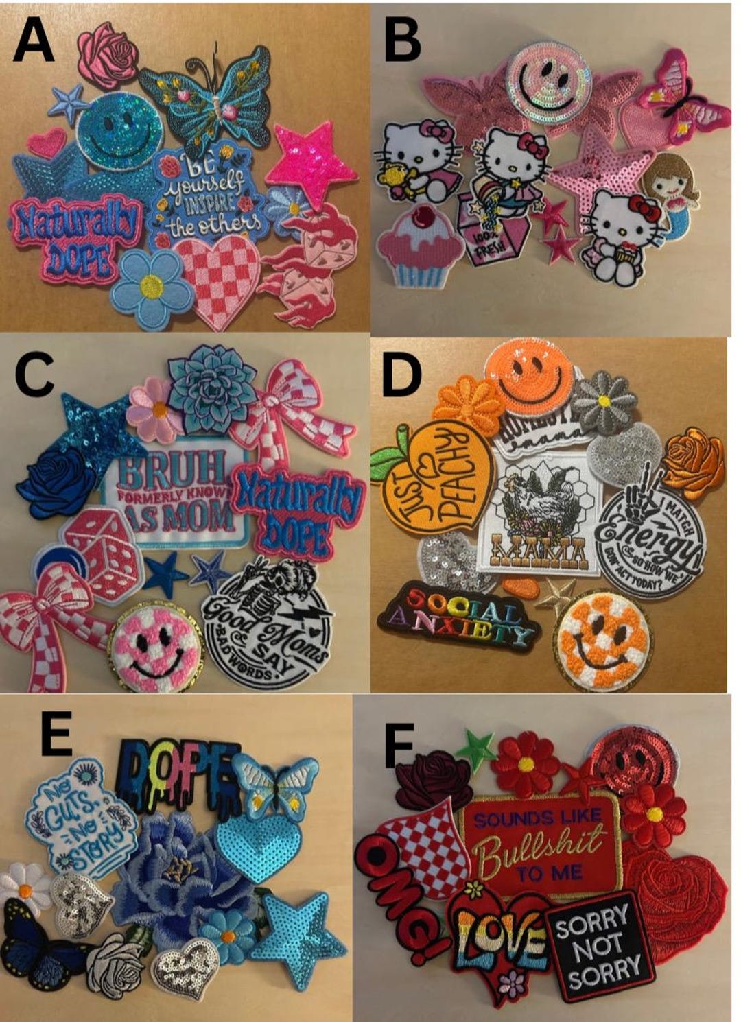 Patch Bundle, Iron on Patches, Trucker Hat Patches, Bulk Patches, Sale ...