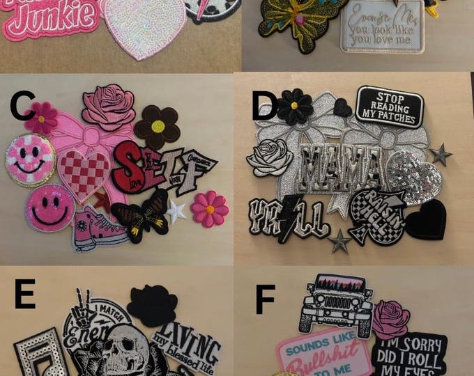 Patch Bundle, Iron on Patches, Trucker Hat Patches, Bulk Patches, Sale ...