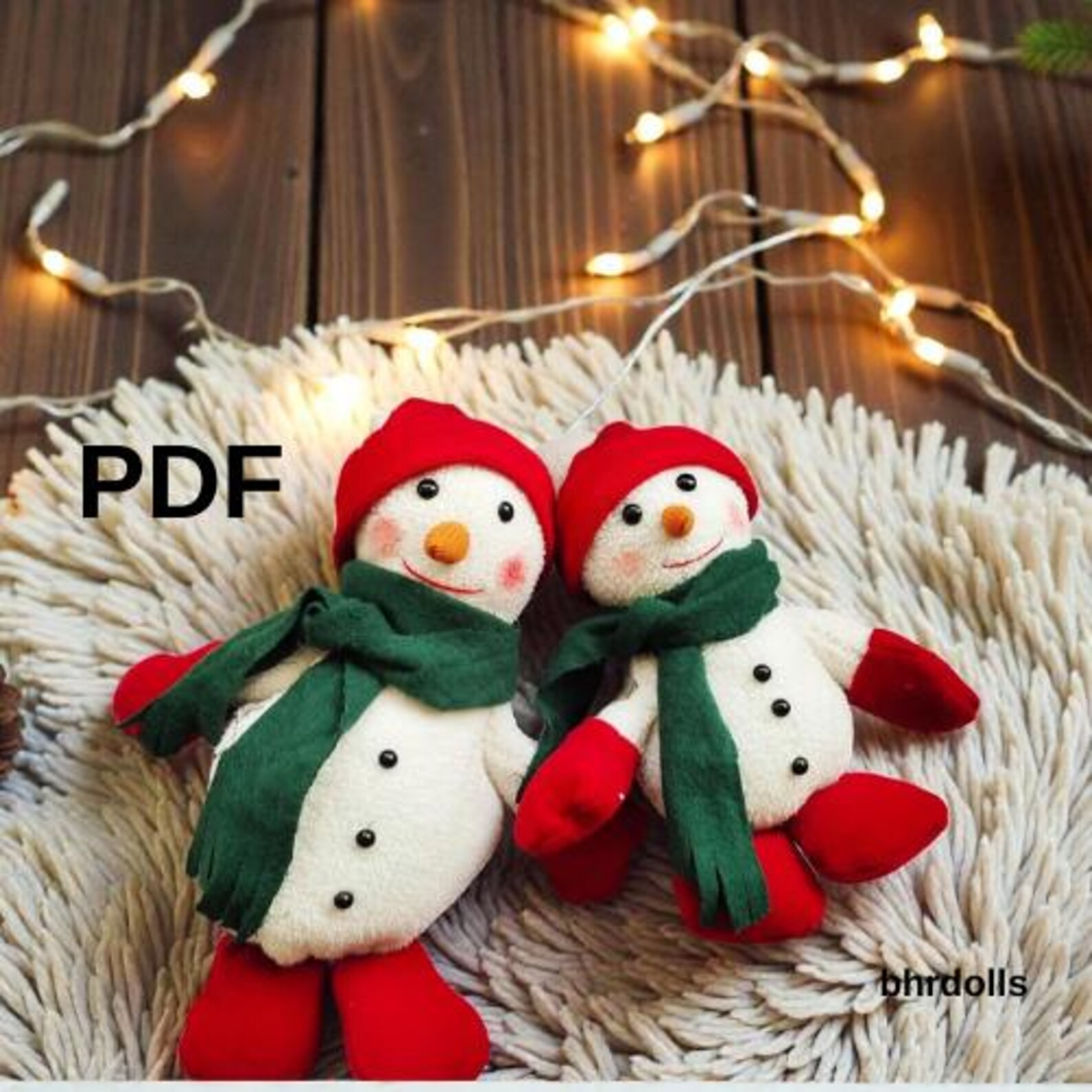Christmas Plush Snowman Sewing Pattern, Stuffed Toy for Kids - Etsy