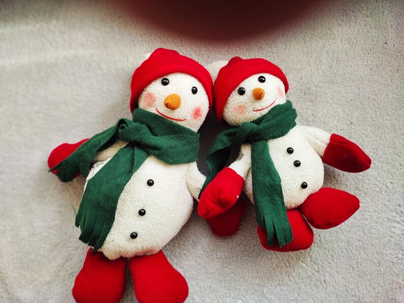 Christmas Plush Snowman Sewing Pattern, Stuffed Toy for Kids - Etsy