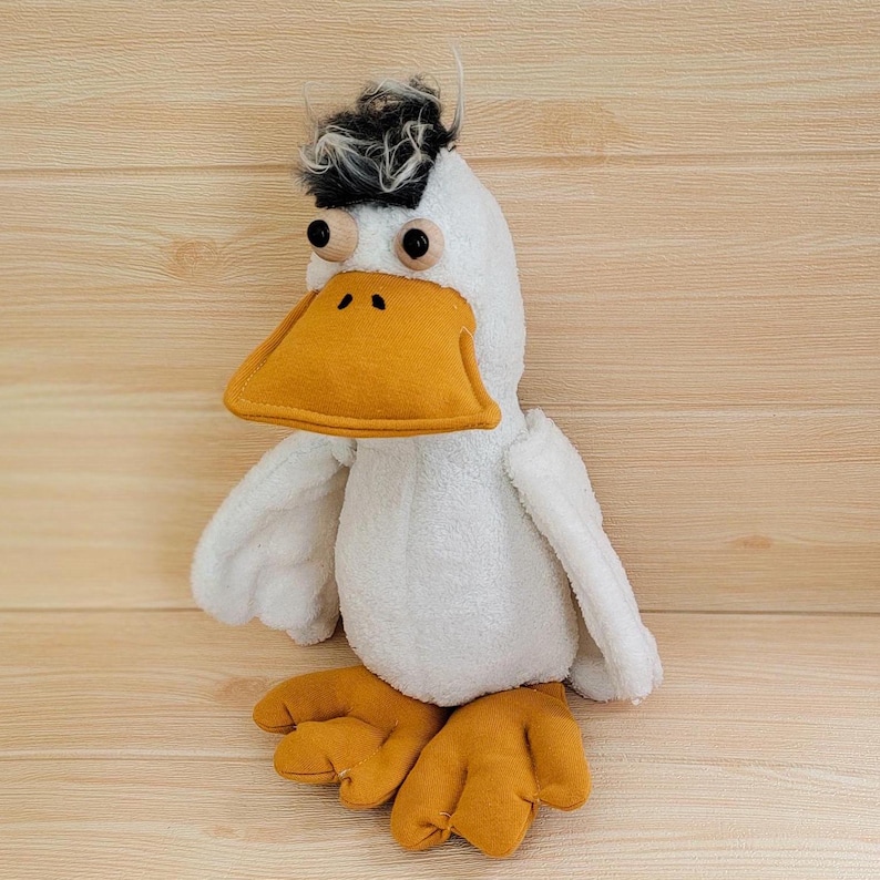 Cute Duck Plushie Sewing Pattern – Easy Digital Download Soft Toy PDF ...
