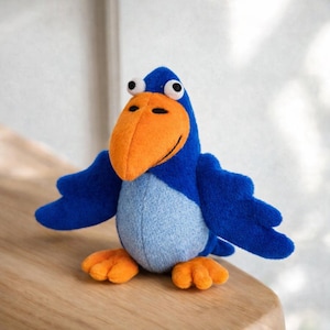 Crow Plush Sewing Pattern PDF, Raven Soft Toy Tutorial, Gothic Stuffed ...
