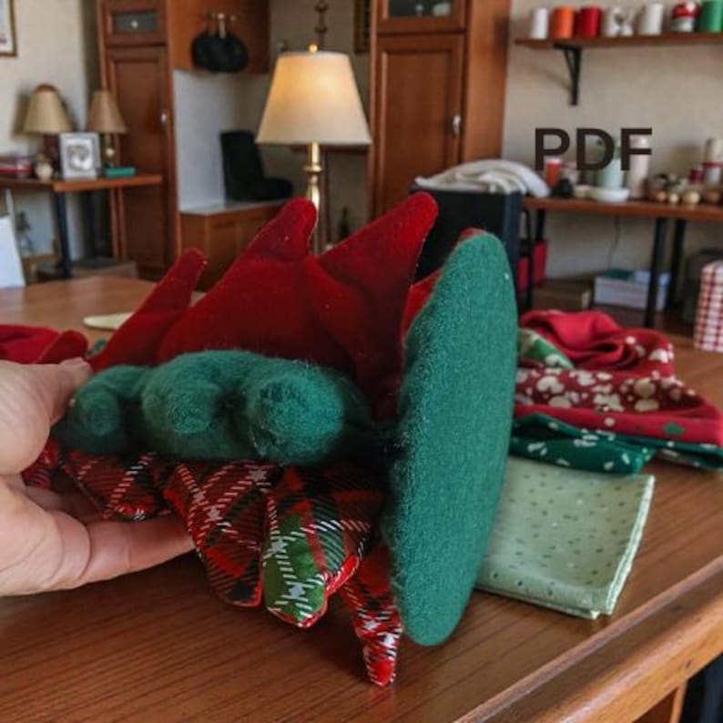 Patron de couture pour sapin de Noël PDF – Lot de 2 sapins de Noël ...