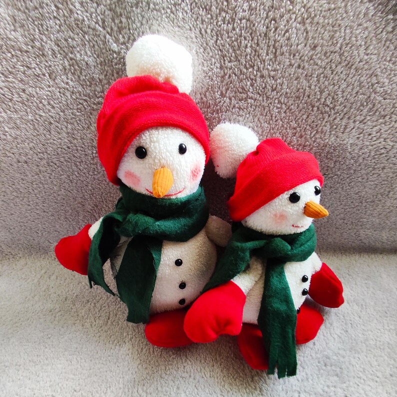 Christmas Plush Snowman Sewing Pattern, Stuffed Toy for Kids - Etsy