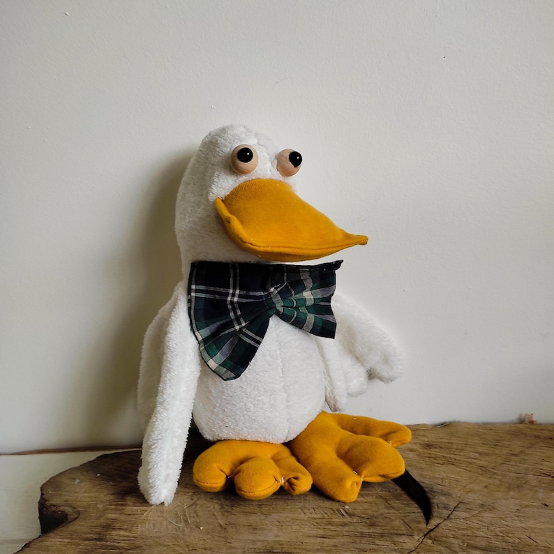 Cute Plushie, Stuffed Duck Sewing Pattern – Easy Sewing Animal Doll ...