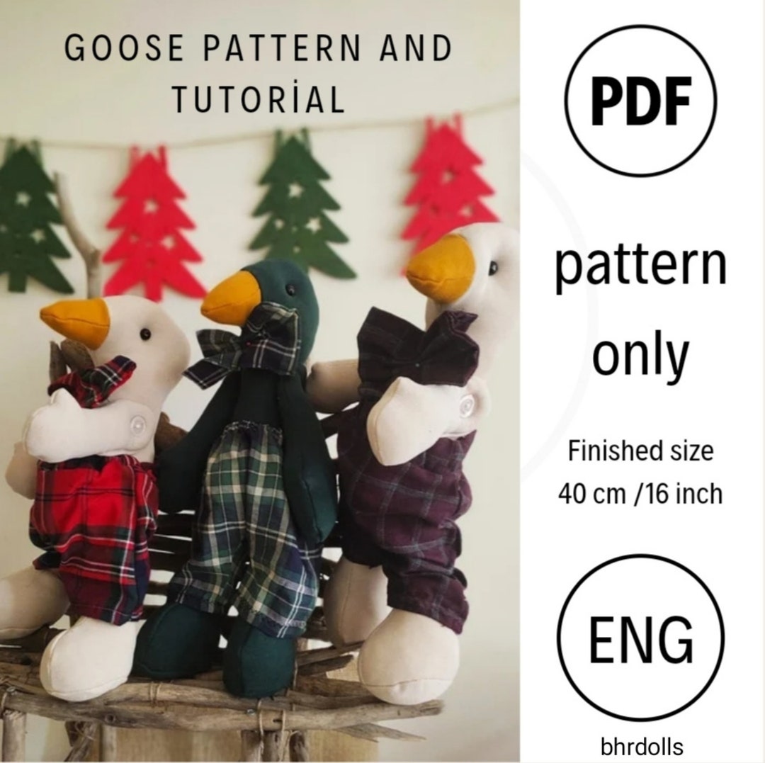 PDF Sewing Stuffed Animal Pattern, Dıy Stuffed Soft , Plushie Toys for ...