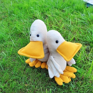 Pdf Sewing Duck Pattern and Tutorial, Soft Toy Making Supplies stuffed ...