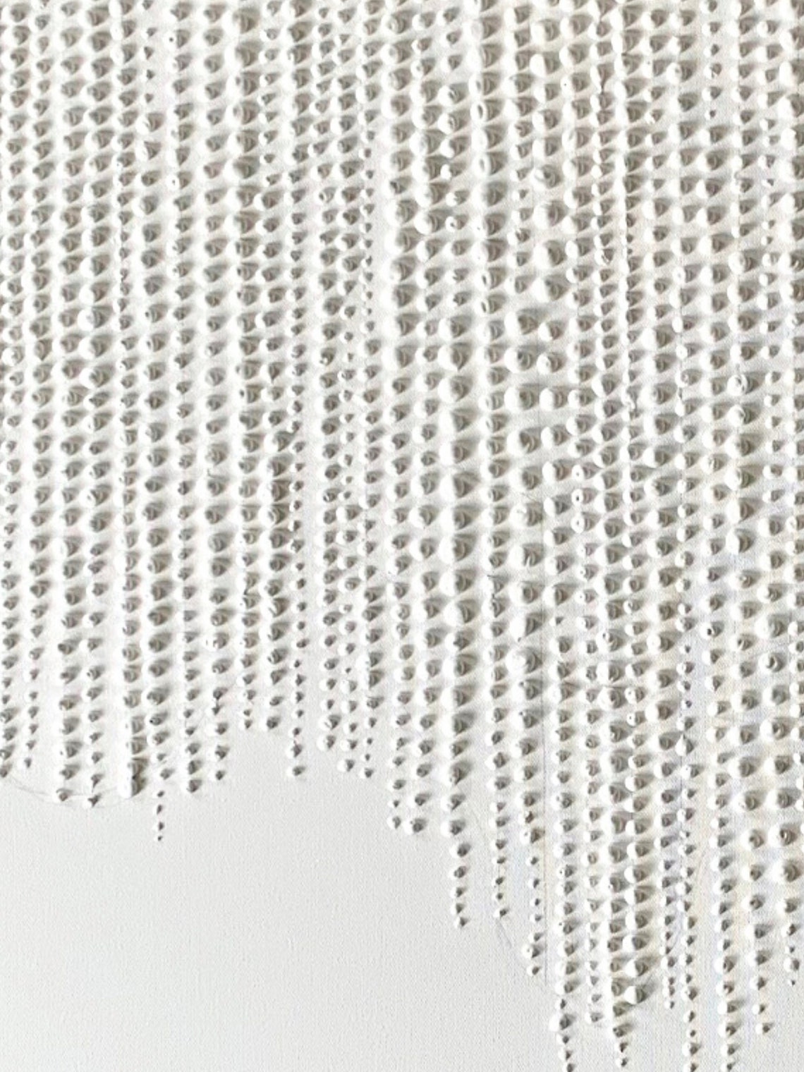 CASCADE Original Handmade Texture Art Monochrome Minimalist Structural ...