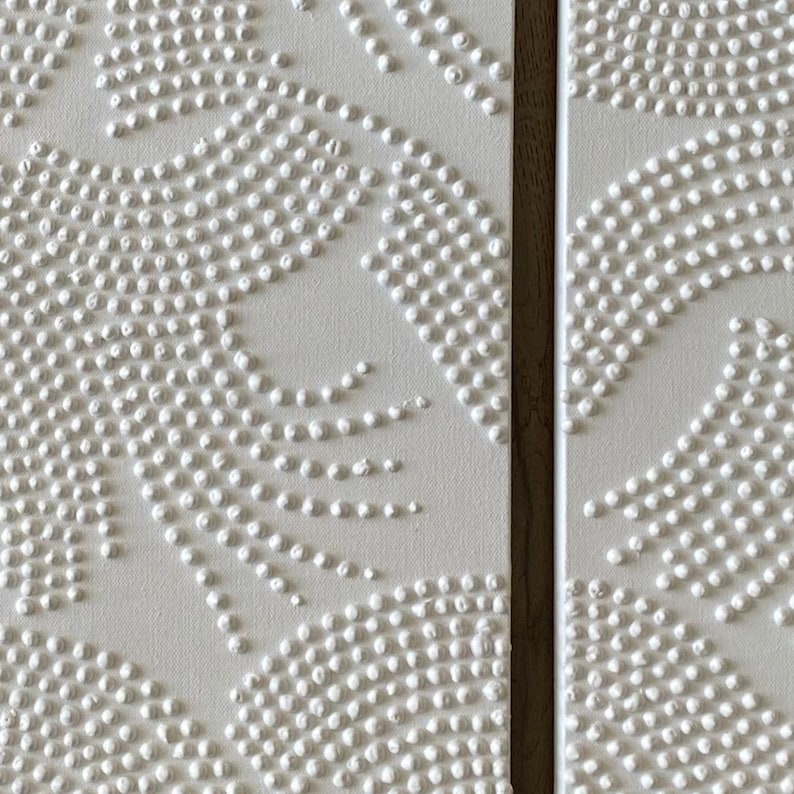 SPARK (series) - Original Handmade Texture Art Monochrome Minimalist ...