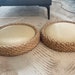 Handwoven Round Straw Tatami Cushion, Japanese Style Straw Cushion ...
