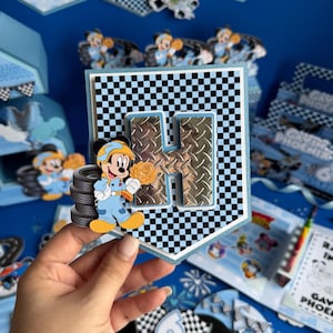 Mickey & the Roadster Racers Birthday Banner Two Fast Party Decor Fast ...