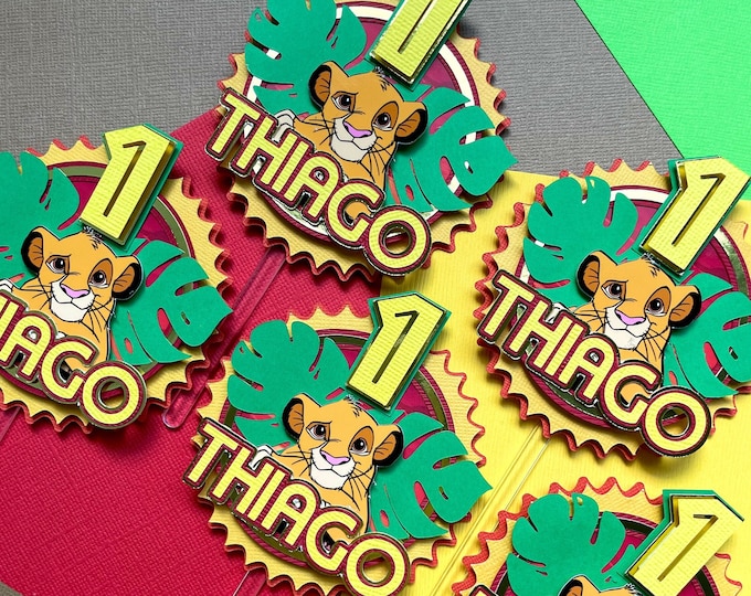 The Lion King Cupcake Toppers Printable 2" Cupcake Toppers - the Lion ...