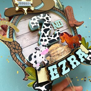 First/not My First Rodeo Cake Topper, Cowboy Party Decor Birthday ...