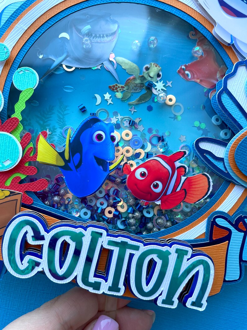 Adorno para tarta de Nemo y Dory, fiesta temática del fondo del mar ...