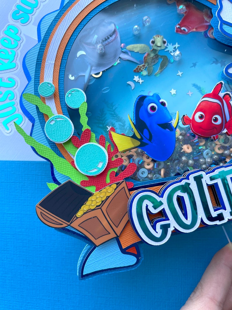 Adorno para tarta de Nemo y Dory, fiesta temática del fondo del mar ...