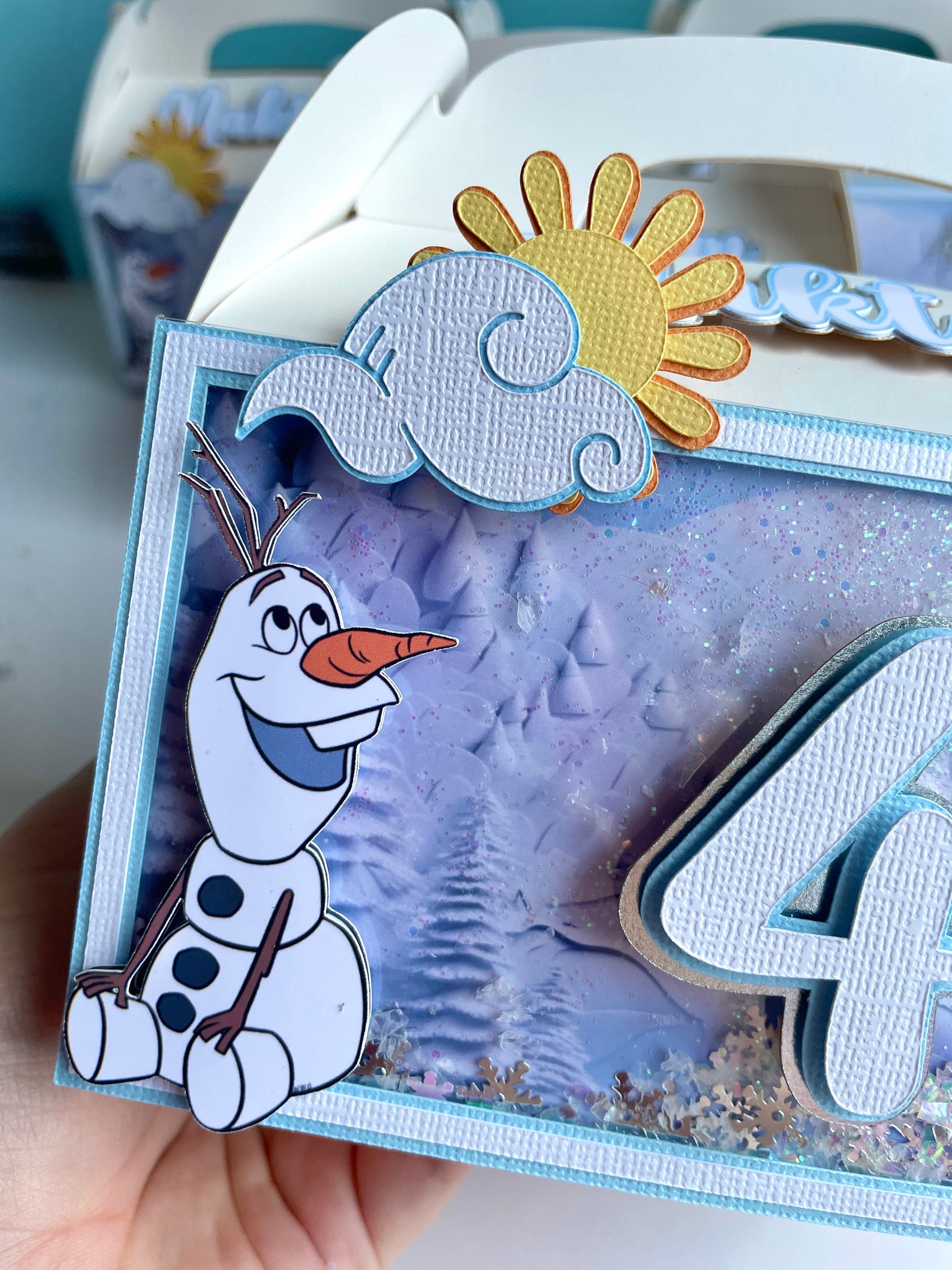 Olaf & Frozen Gable Boxes Elsa Anna Olaf Gable Box Frozen Birthday ...