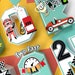TWO FAST 3D Letters Vintage Race Car Party Table Decor - Etsy