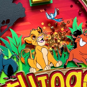 Simba Lion King Cake Topper W/ Confetti & LED Lights Birthday Party ...