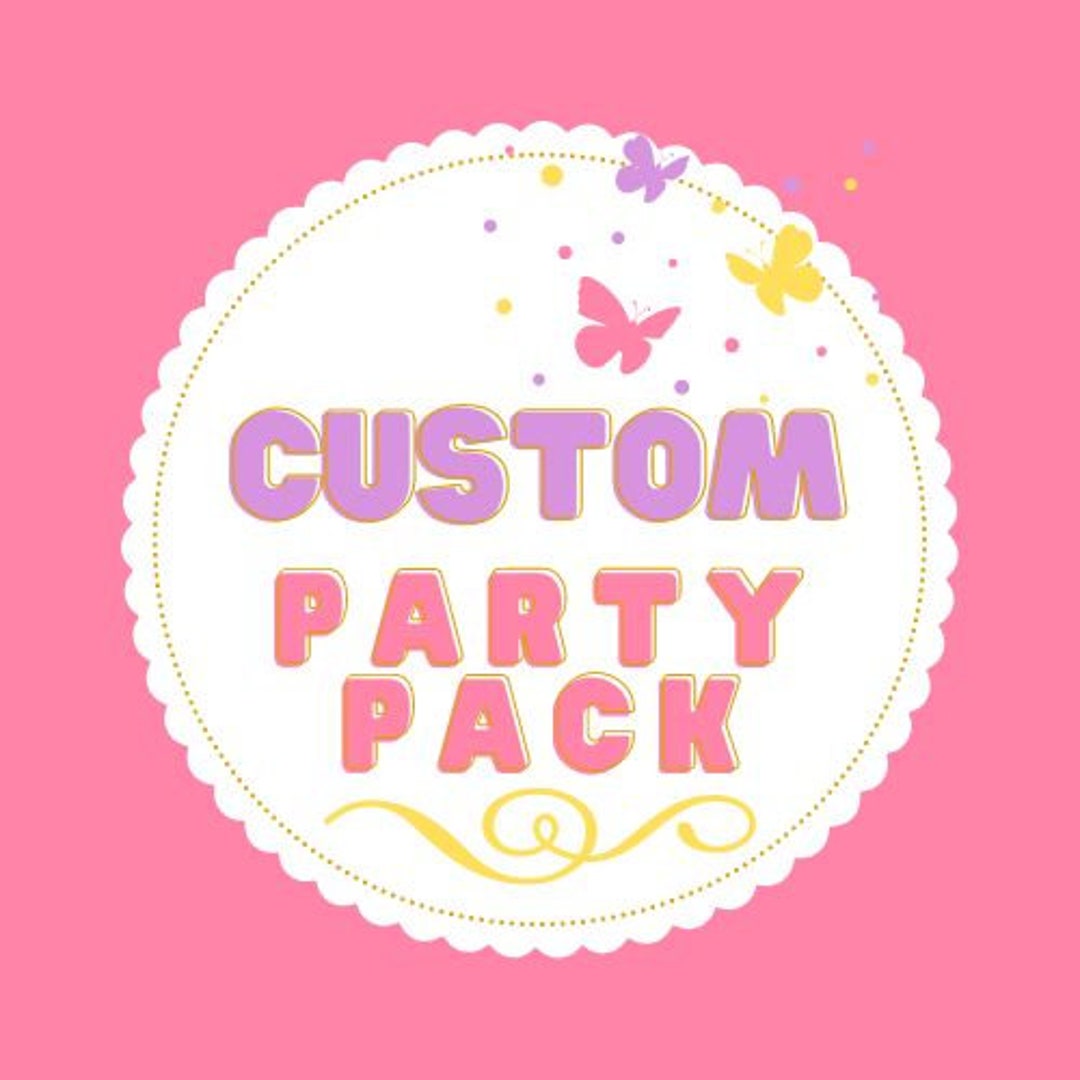 Create Your Own Party Pack! - Etsy