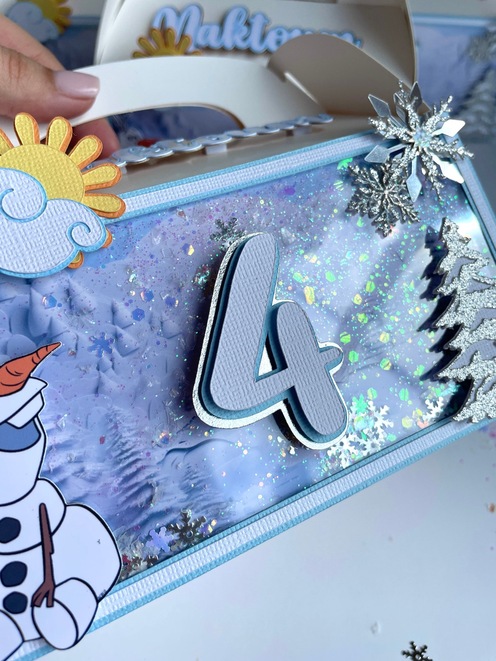 Olaf & Frozen Gable Boxes Elsa Anna Olaf Gable Box Frozen Birthday ...