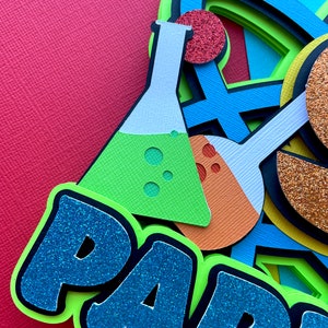 Science Cake Topper Chemistry Birthday Topper Science Theme - Etsy