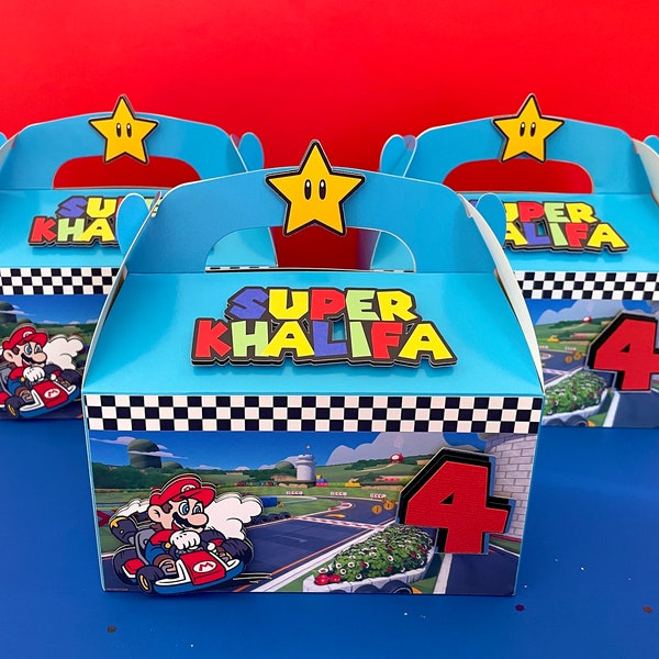 Mario Birthday Box - Etsy