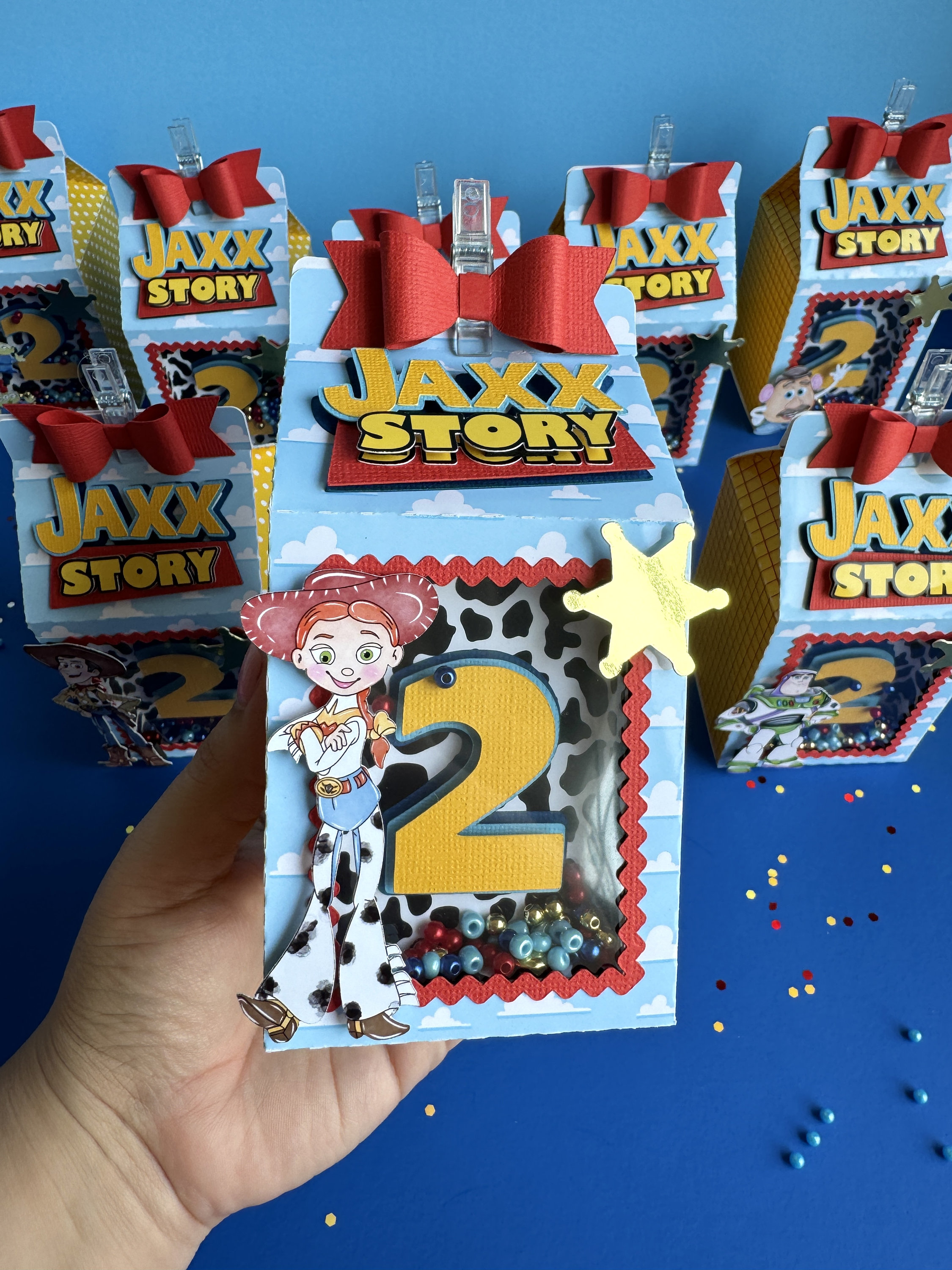 Toy Story Favor Boxes Woody Buzz Lightyear Jessie Milk Box Party Decor ...