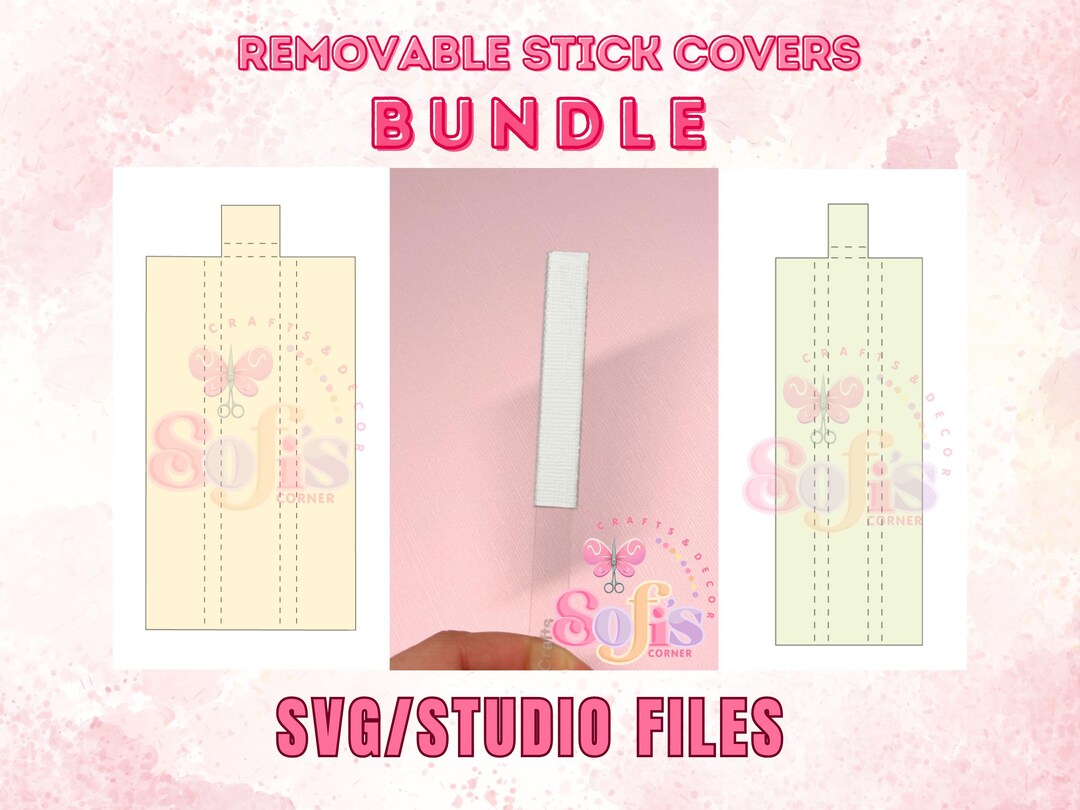Removable Stick Cover BUNDLE - Acrylic Stick Cover for Crafts! - Etsy